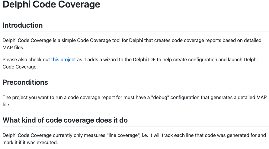 개발자 기술자료 - [오픈소스] 델파이 코드 커버리지 소개