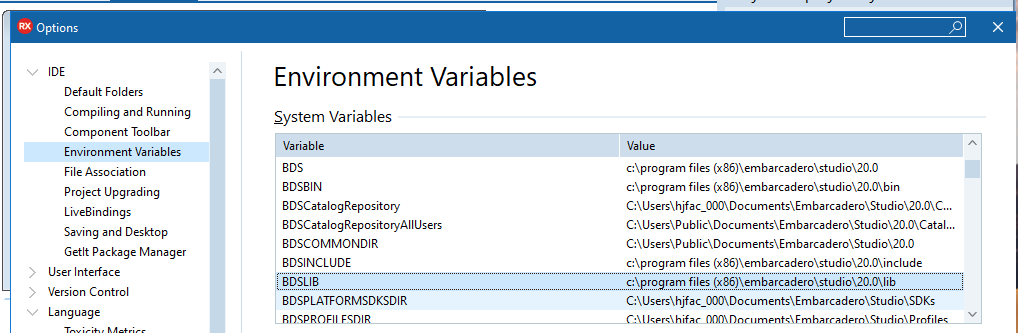 개발자 Q&A - [공유] 빈 프로젝트 실행 에러(Fatal: Unable to open file 'RTL.BPI')
